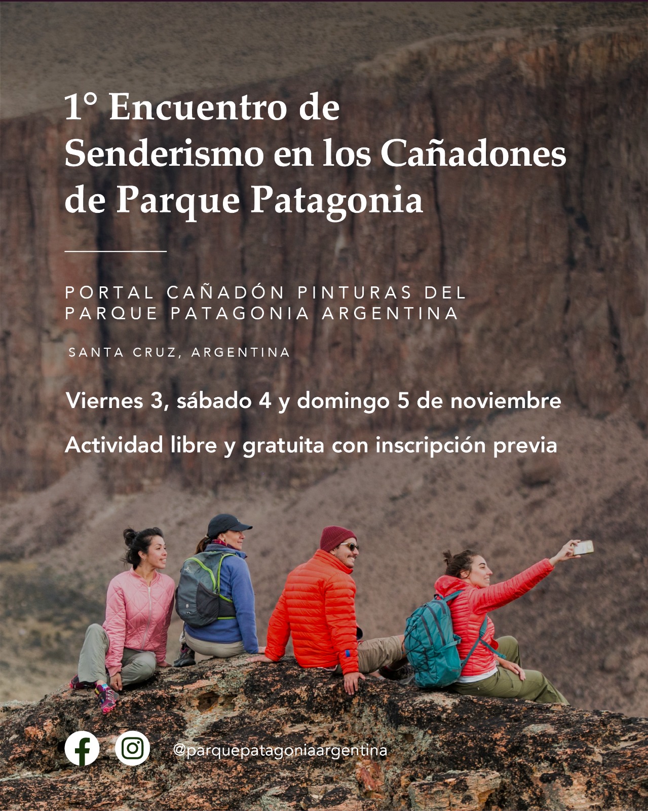Invitan a Encuentro Gratuito de Senderismo en el Parque Patagonia